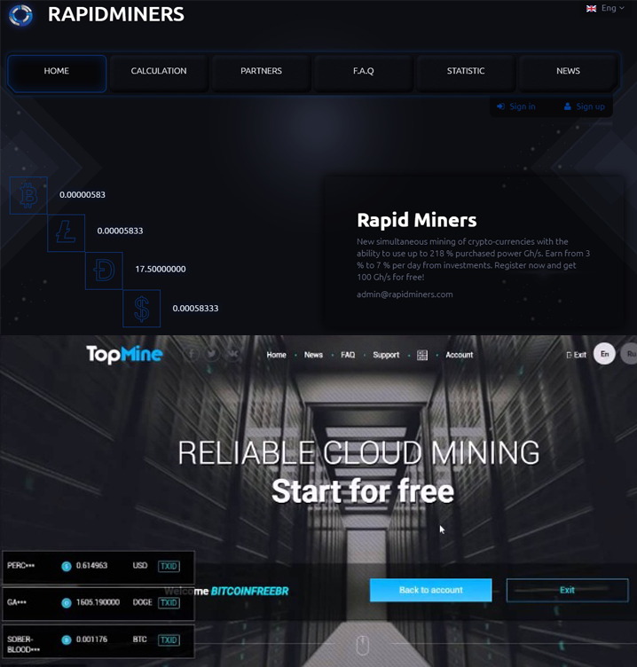 RAPIDMINERS-CLOUDMINING SCAM?