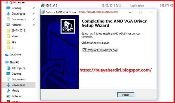 Cara menginstall driver VGA AMD Radeon di Lenovo G40-80