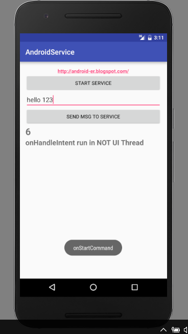 Android-er: Example of IntentService and BroadcastReceiver
