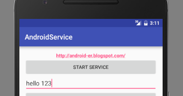 Android-er: Example of IntentService and BroadcastReceiver