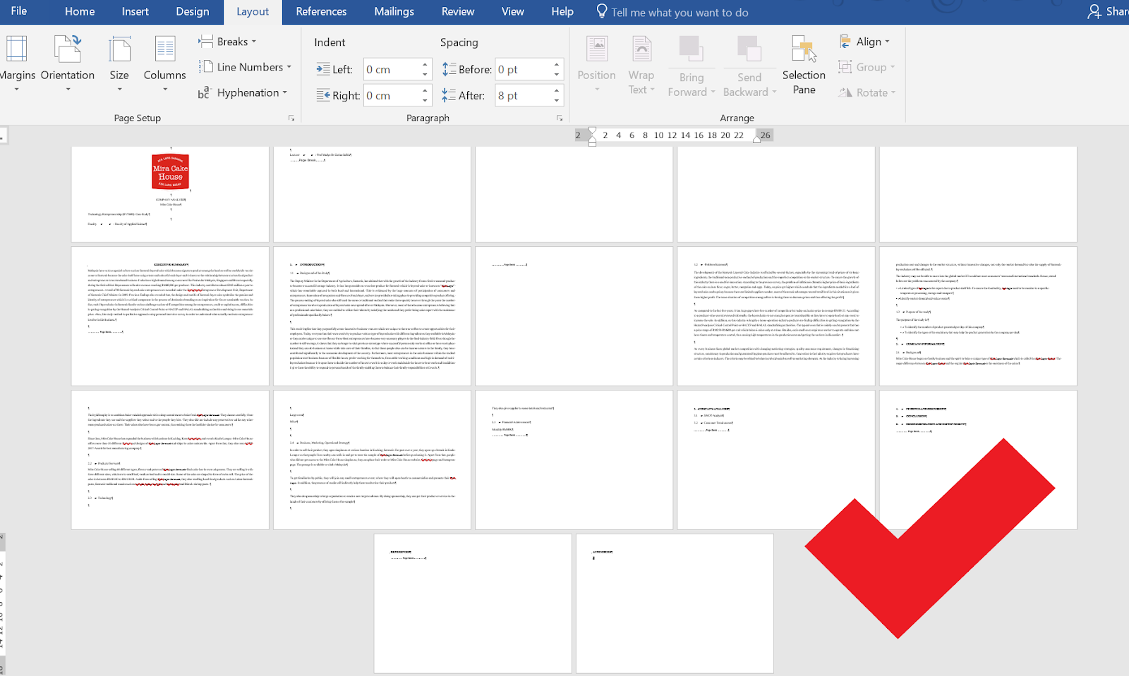 ROTATE PAGE OF ENTIRE DOCUMENT