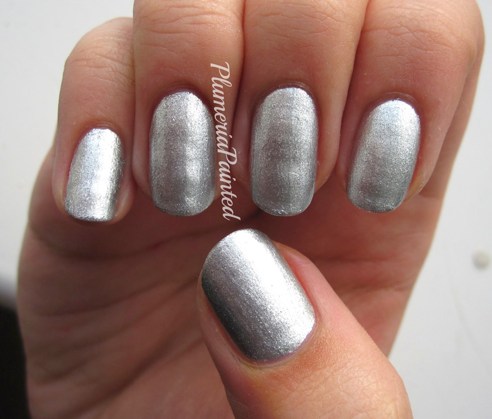PlumeriaPainted: Silver Nails: w7 - Silver Mirror