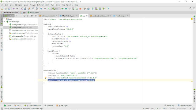 Android Er Parse Blogspot Json Feed Detect Item Clicked To Open In Browser Using Customtabsintent
