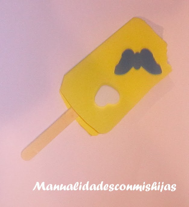 Manualidades con mis hijas: Tarjeta de verano: Un helado