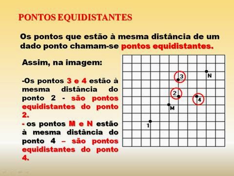 Equidistante Sinonimo