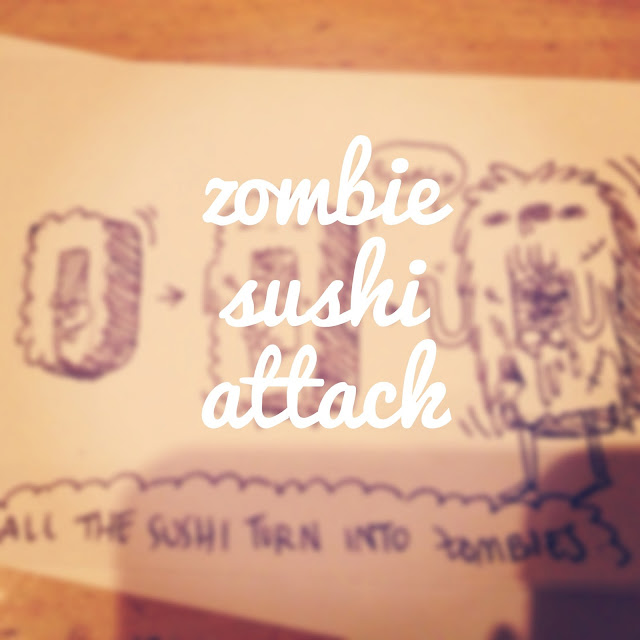 c u t e d o r k : ZOMBIE SUSHI ATTACK