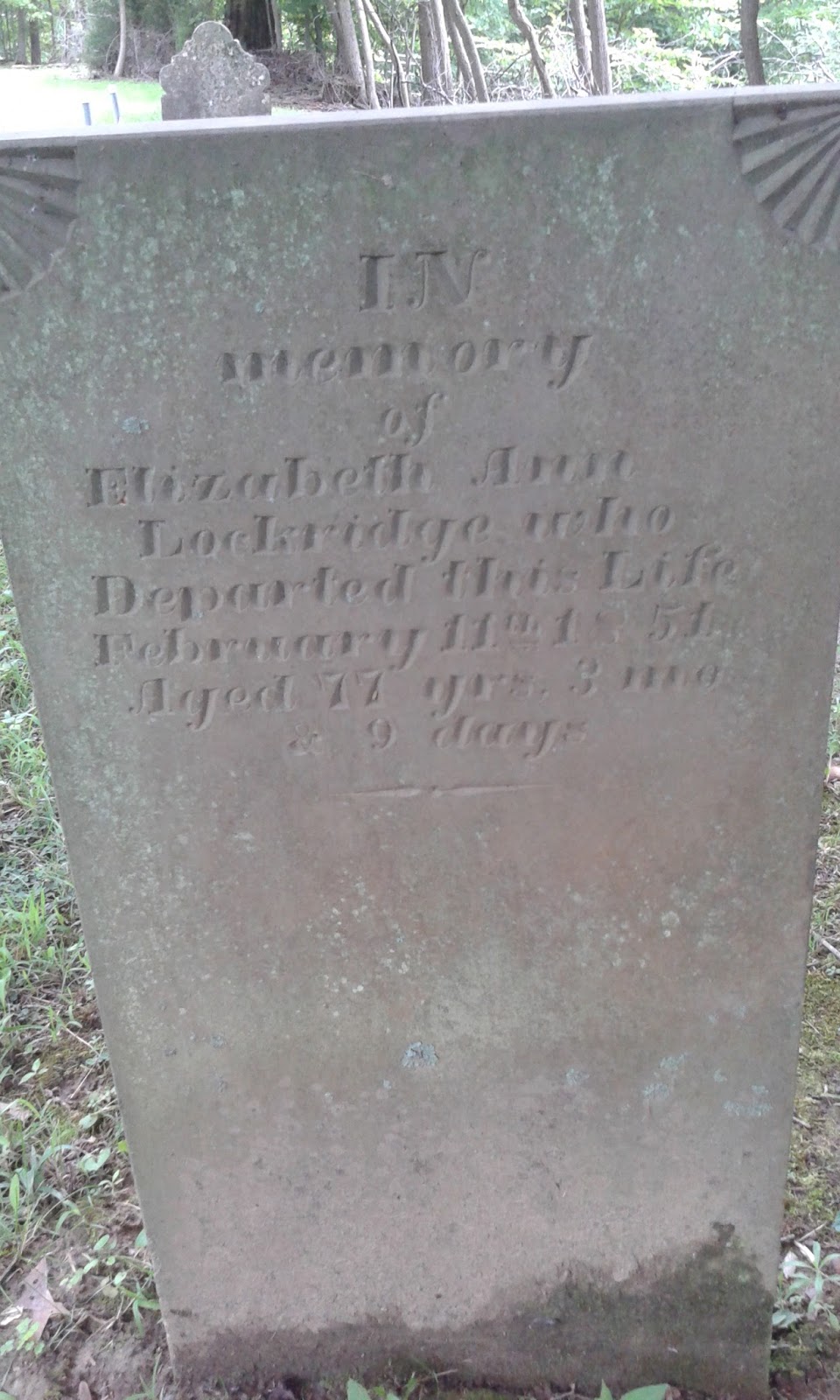 A Walk Through The Tombstones: Bear Creek Cemetery