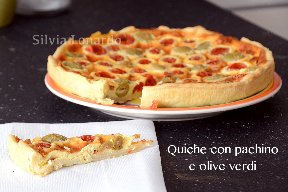 Senza Ciccia: Quiche con Pachino e olive col Bimby