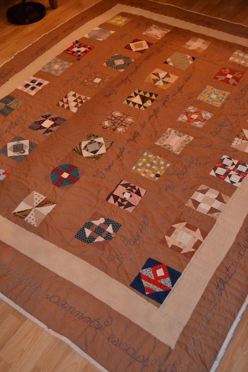 In-Elegant: Civil War Reproduction Quilt