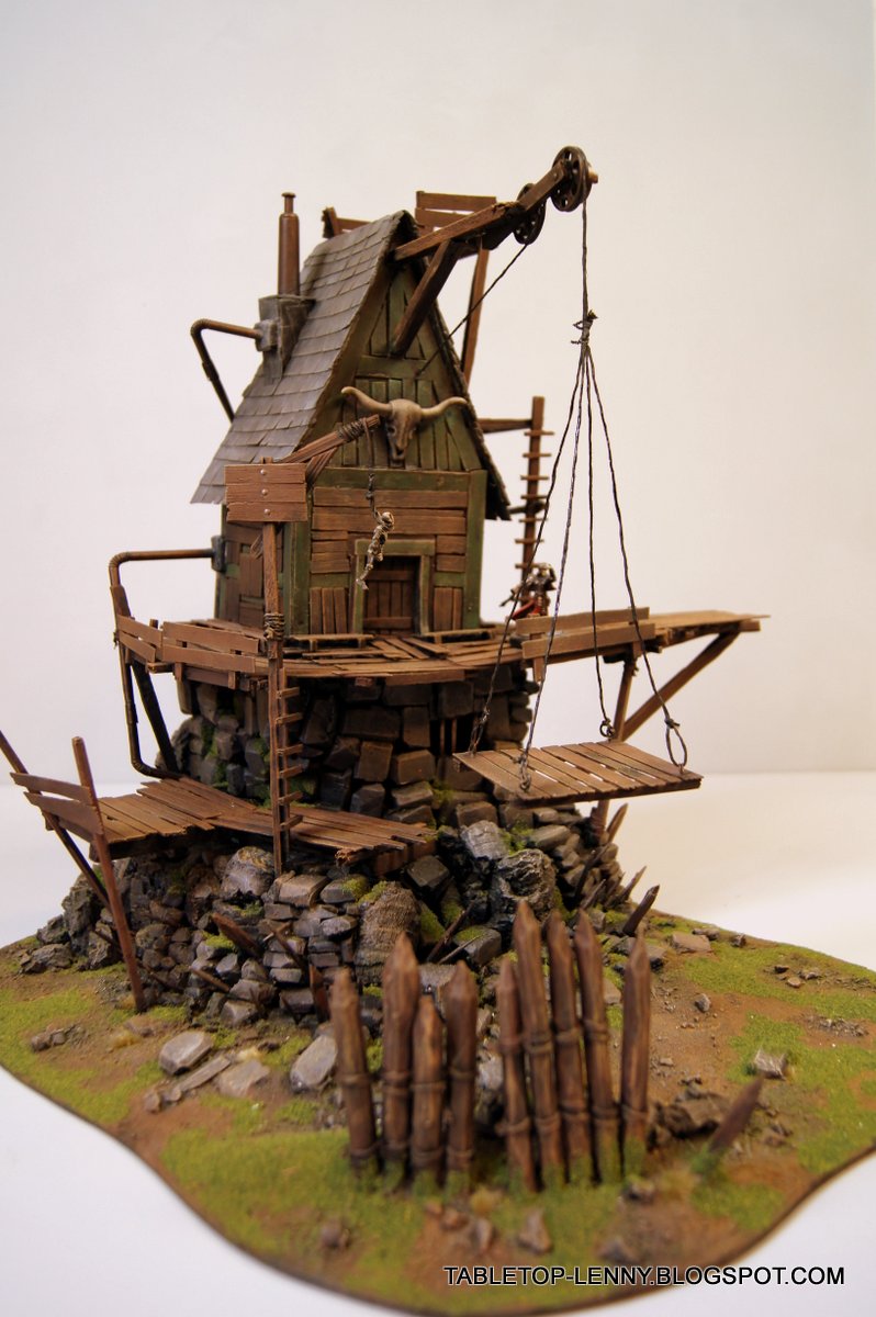 WARGAMING TERRAIN: STEAMPUNK HOUSE for MALIFAUX or WARMACHINE ...