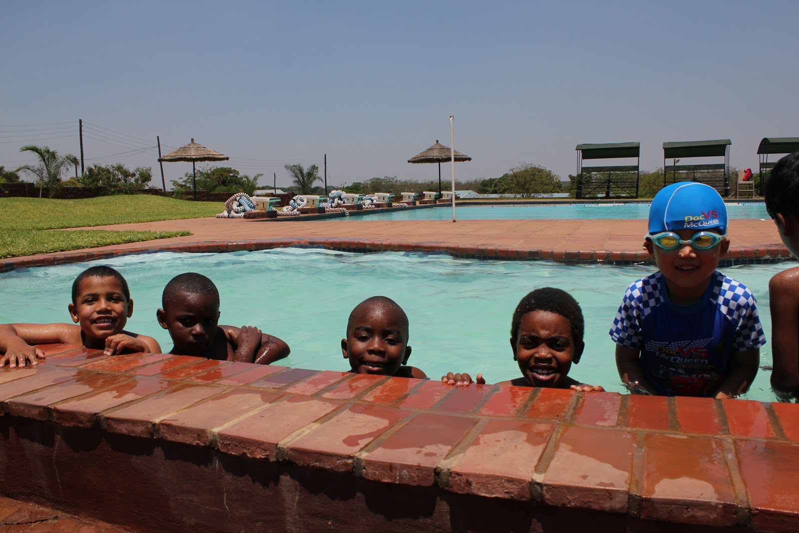Teaching in Africa: Swimming in 1st grade