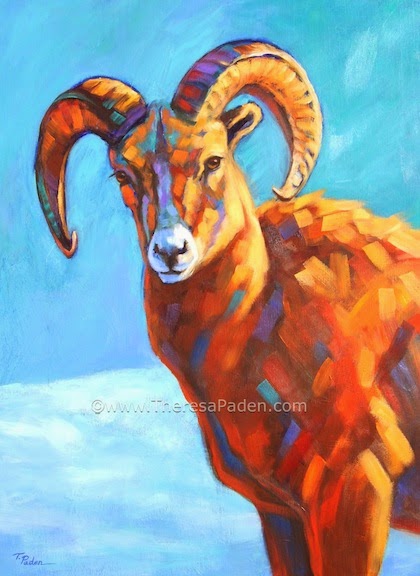 Daily Painters Abstract Gallery: Colorful Contemporary Animal Paintings ...