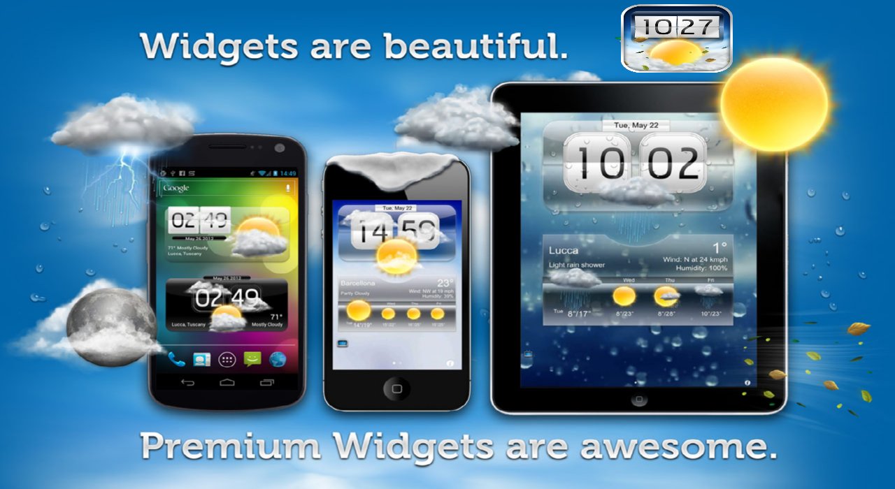 Premium Widgets & Weather v2.3 Apk