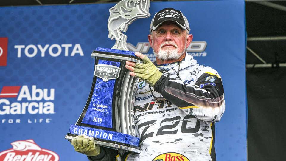 IBASSIN: Rick Clunn Wins 2019 Bassmaster Elite St. Johns River with 98 ...