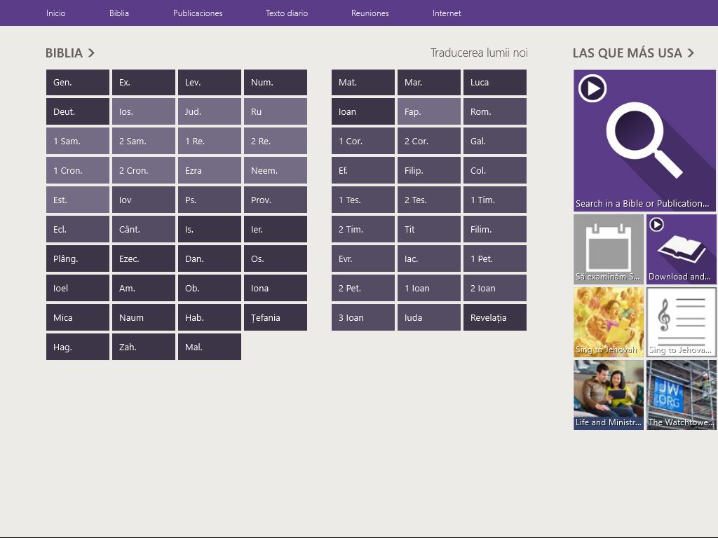 JW Library - Windows 8 y 10 | Herramientas para estudiar la Biblia