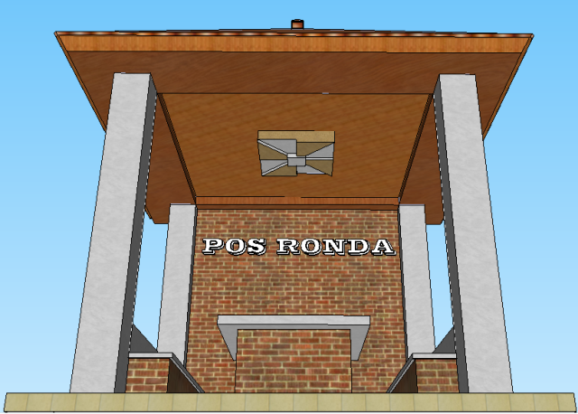 Contoh Konsep Pos Ronda - Ketikanku