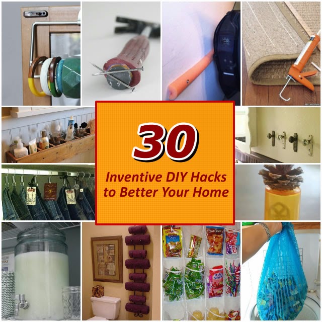 Ideas & Products: 30 Inventive DIY Hacks To Better Your Home