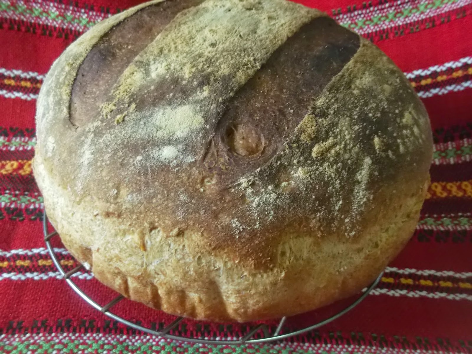 Hellena ...din bucataria mea...: Paine cu faina integrala de grau