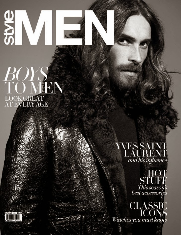 Calin Sitar en portada de Style:Men Fall/Winter Issue