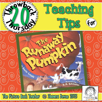 Throwback Thursday - The Runaway Pumpkin | The Picture Book Teacher's ...