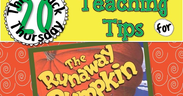 Throwback Thursday - The Runaway Pumpkin | The Picture Book Teacher's ...
