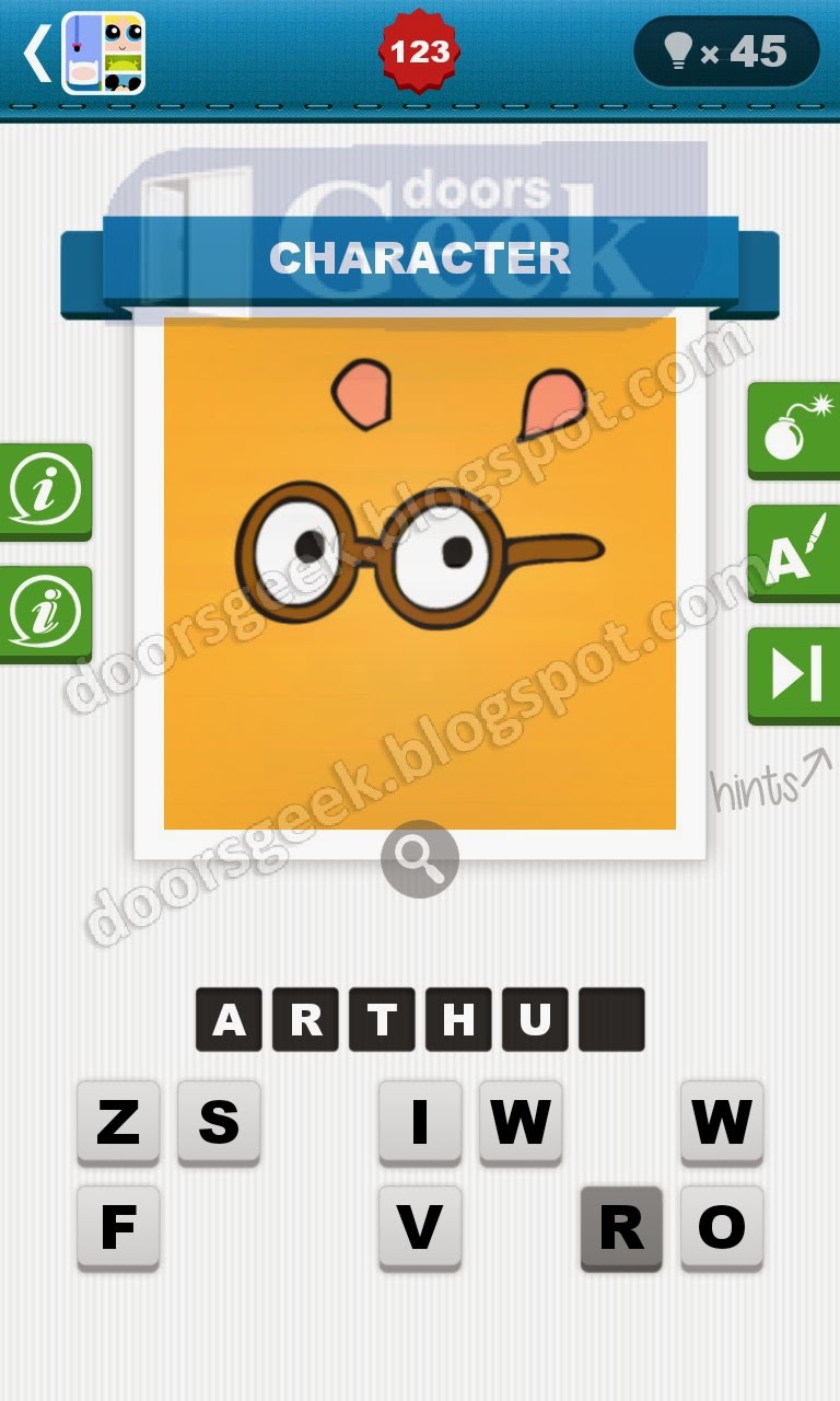 Cartoon Quiz Level 123 (bubble quiz games) ~ Doors Geek