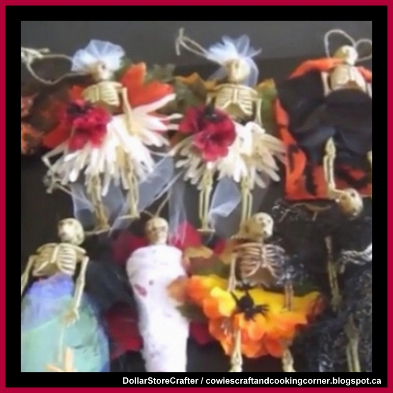 Dollar Store Crafter: DIY Skeleton Fairies Using Dollar Tree's Skeleton ...