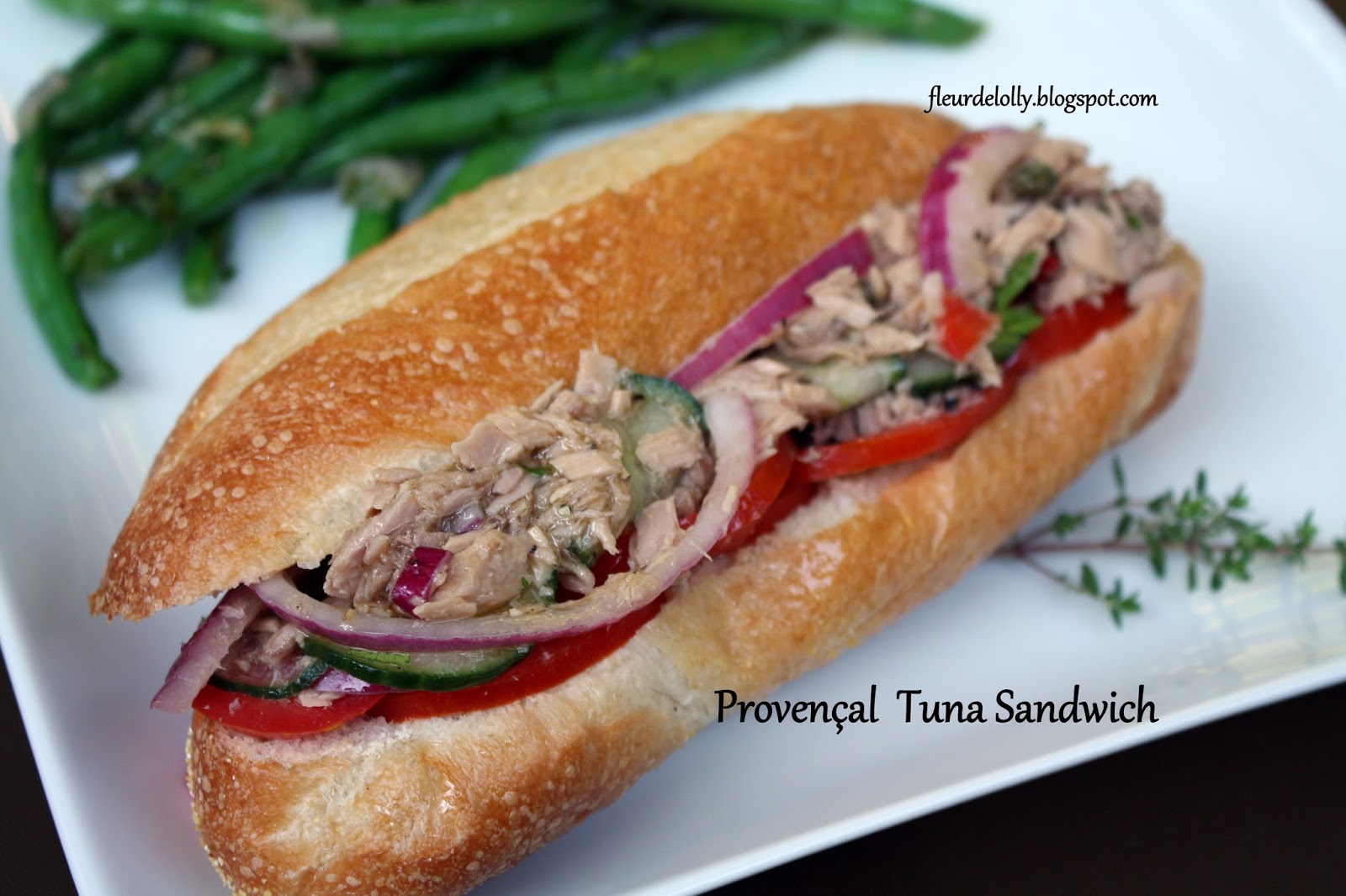 Fleur de Lolly: Provençal Tuna Sandwiches