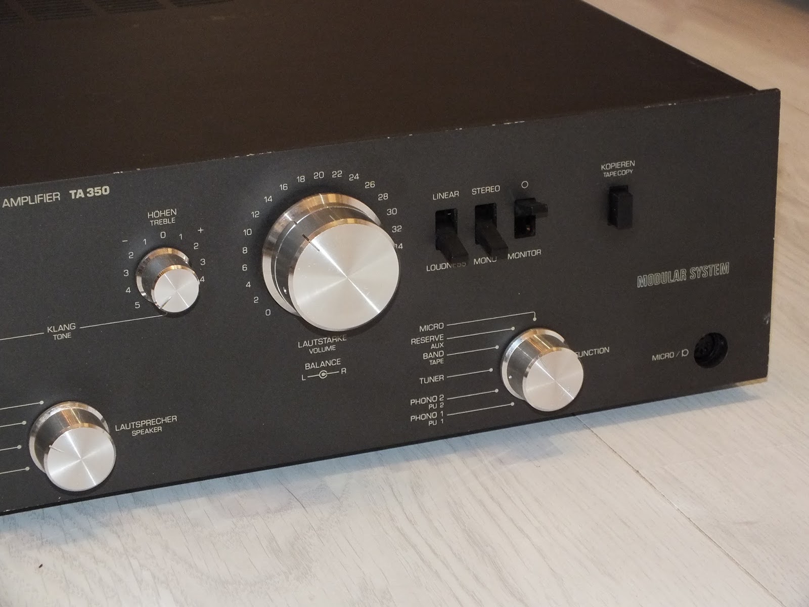 Infrequent Sound [sex.tex] technology: Telefunken TA-350 Integrated ...