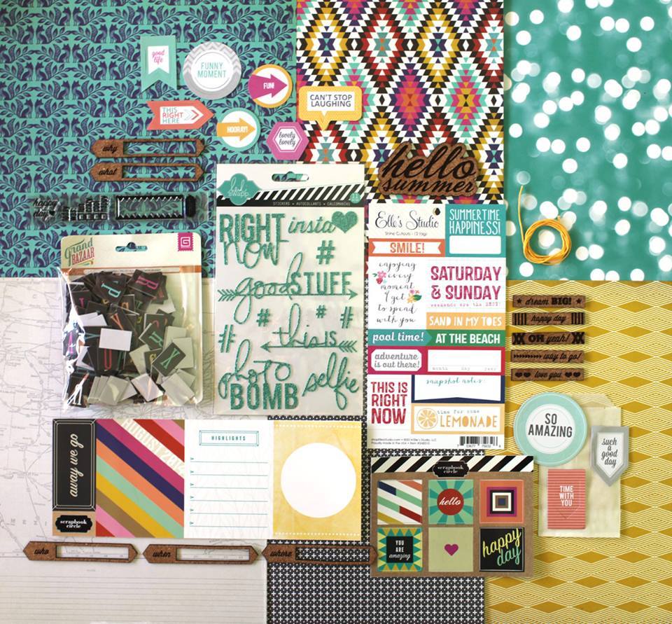 My Cluttered Corner: Scrapbook Circle Blog Hop with Pagemaps!
