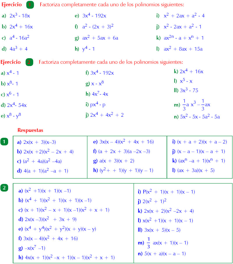 Caso Trinomio Forma Ax² Bx C Problemas Resueltos De Aspa En