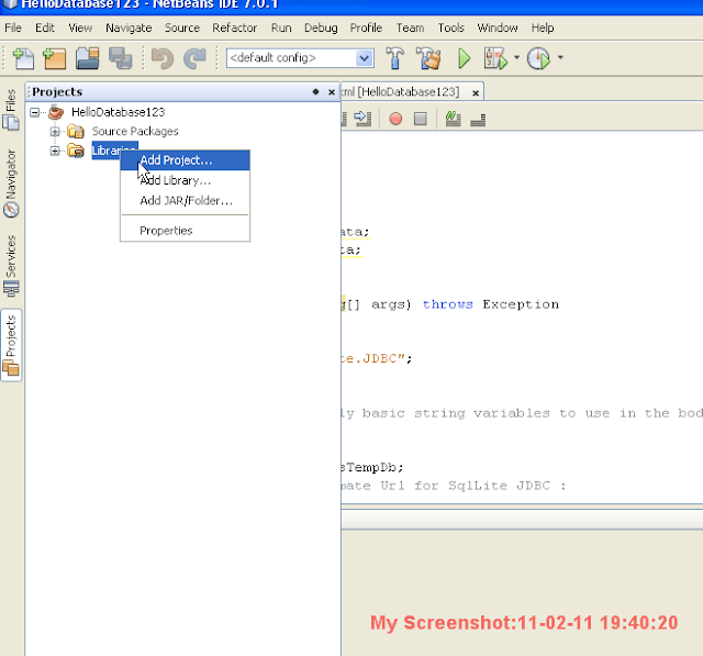 JSP WITH DATABASE.CONNECTIVITY: How to use SQLite database connectivity with Java using NetBeans IDE