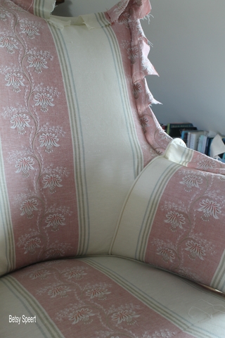 Betsy Speert's Blog: Upholstering the Inside Back of a Chair: Chapter 4