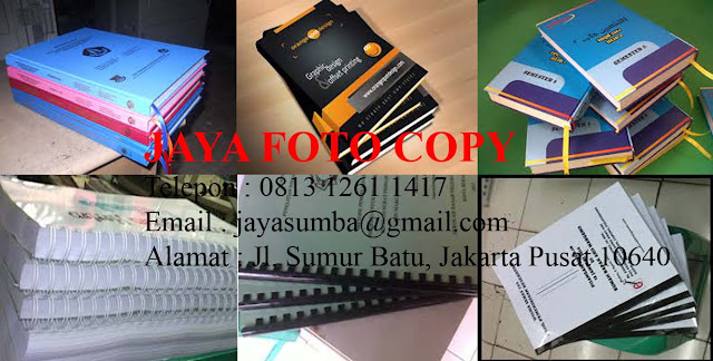 FOTOCOPY-PERCETAKAN-PENJILIDAN: JASA JILID BUKU MURAH JAKARTA PUSAT