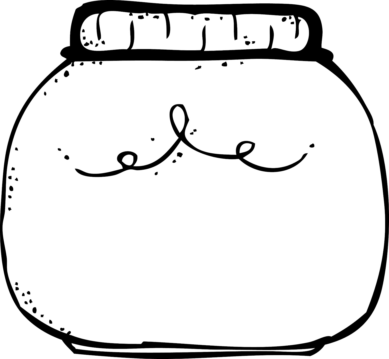 13 MASON JAR OUTLINE IMAGE