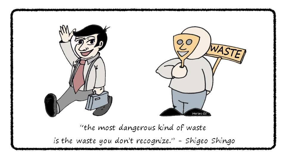 LEAN & SIX SIGMA & KAIZEN: Lean Cartoon: Dangerous waste