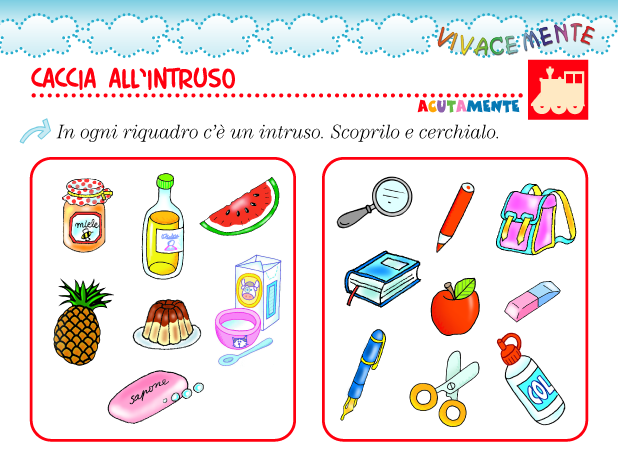 VIVACEMENTE il giornalino del cuore e della mente: Trova l'intruso in ...