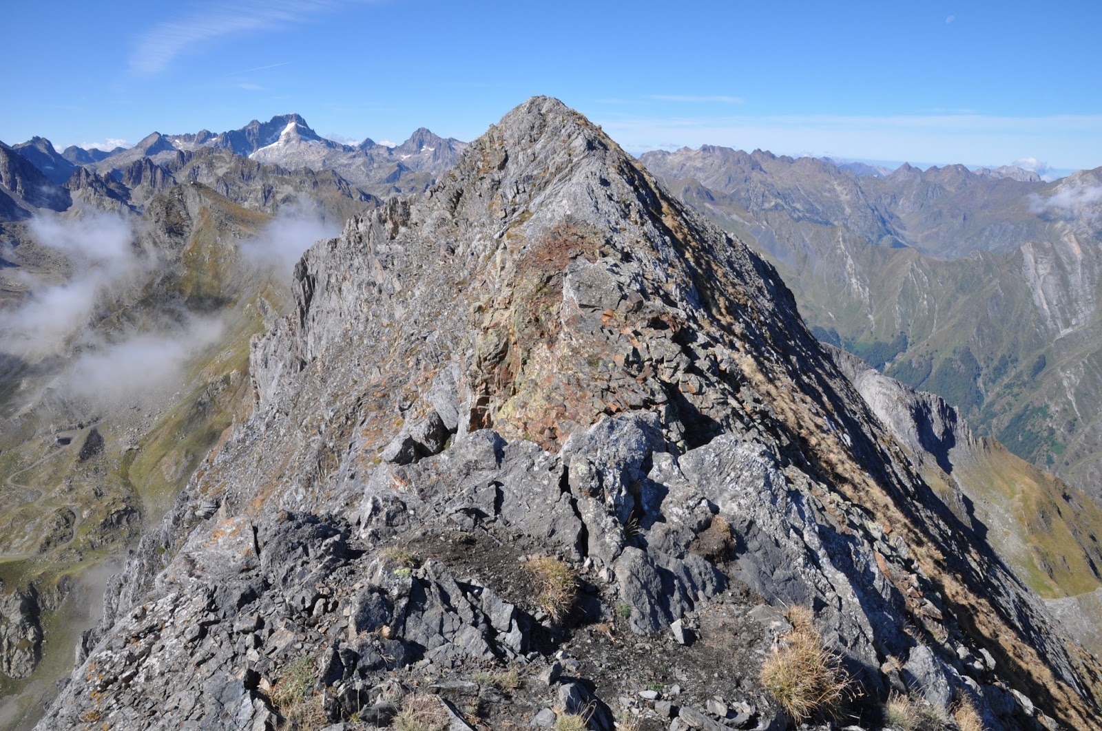 Monné de Cauterets (Moun Né), 2724m, depuis le Cambasque.