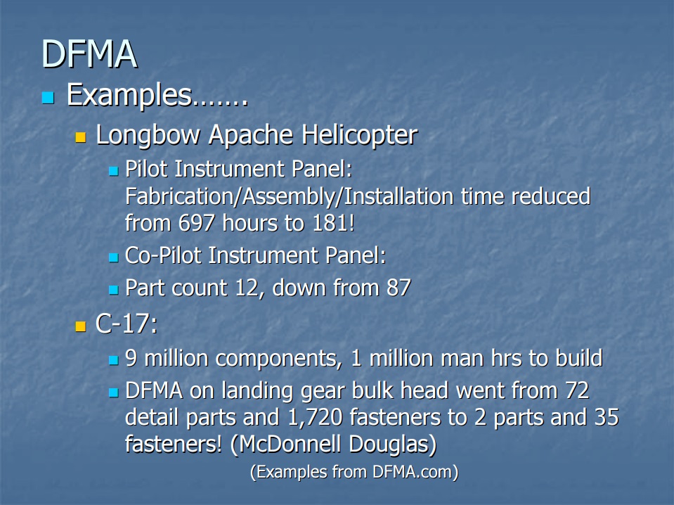 Product Design Engineering: DFM & DFA
