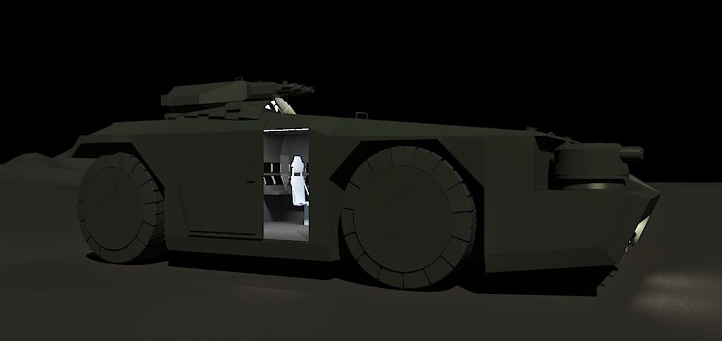 Desktopsimmer's 3D Models: Aliens M577 Armoured Personnel Carrier 3D ...