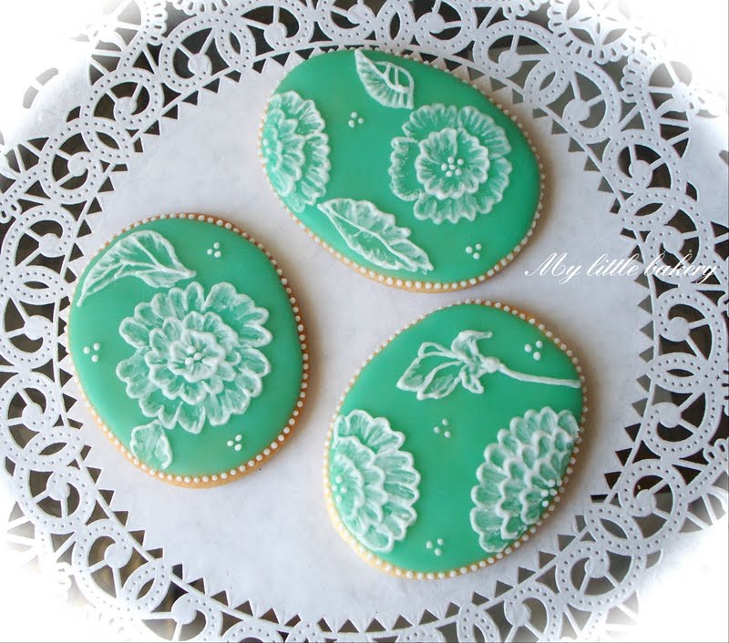 My little bakery 🌹: Embroidery cookies