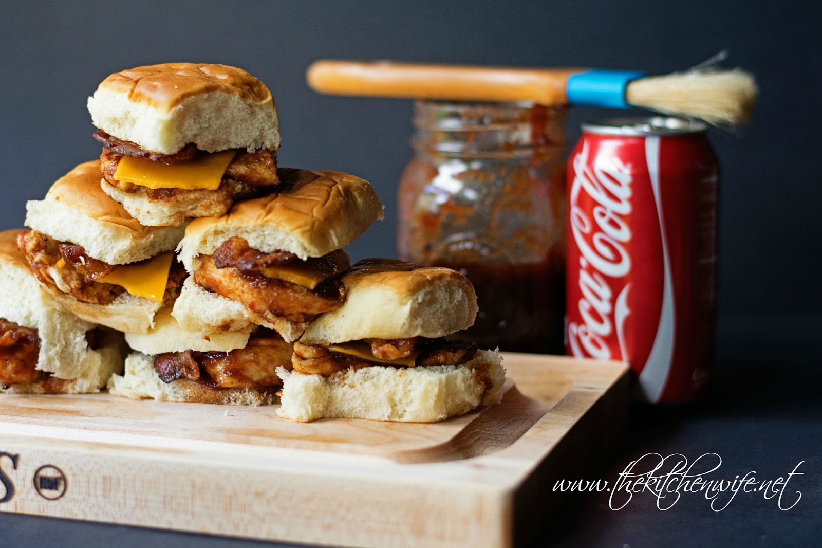 BBQ Chicken Sliders - The Kitchen Wife