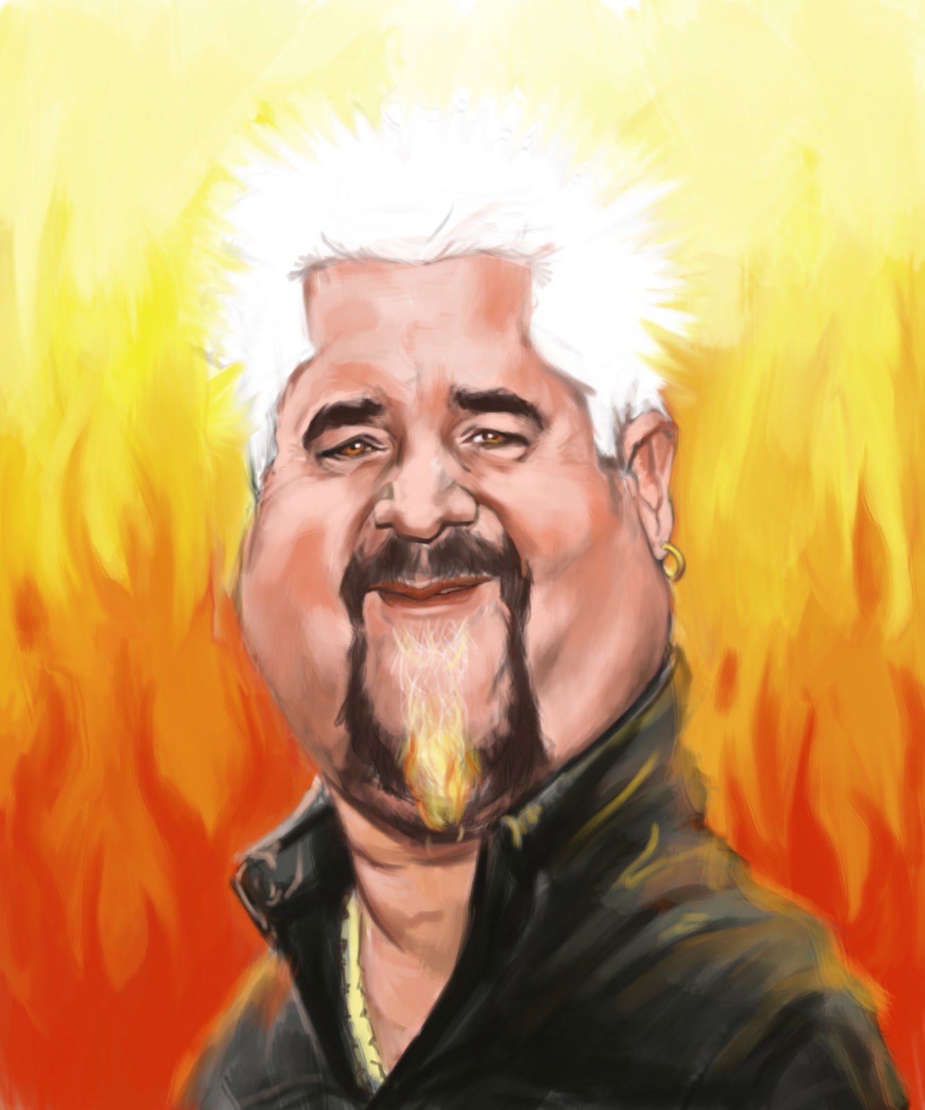 Jason Horning Art: Guy Fieri, Some Like it Hot!