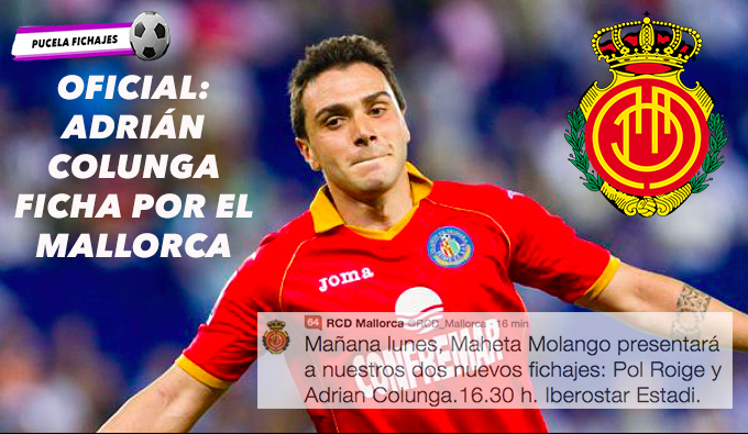 OFICIAL: Adrián Colunga ficha por el Mallorca - Pucela Fichajes