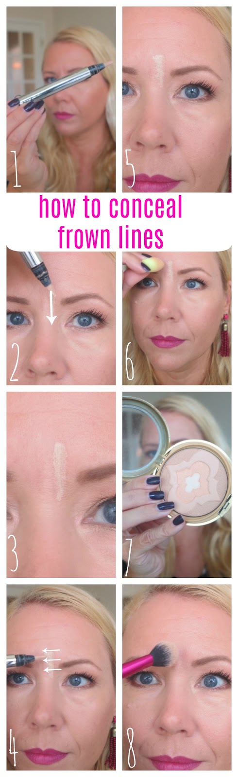 HOW TO CONCEAL FROWN LINES, GLABELLA LINES, 11´s