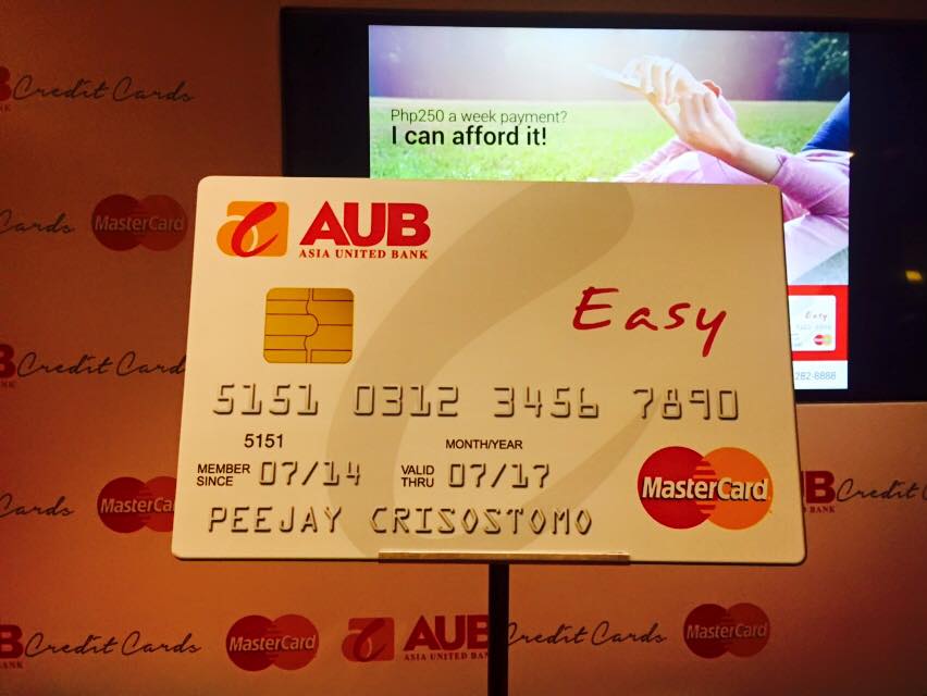 AUB Easy Mastercard ~ Viva Manilena