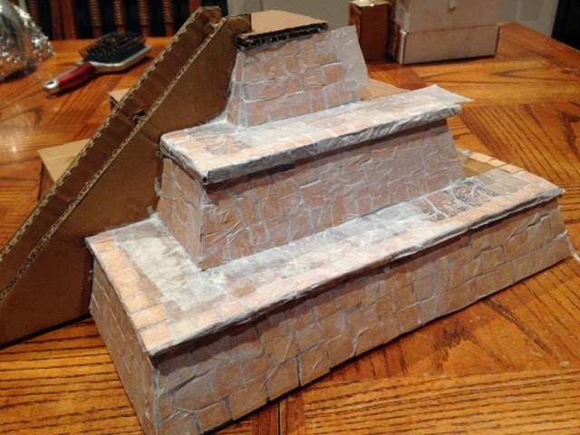 On Senlac Hill: Mayan temple pt 2