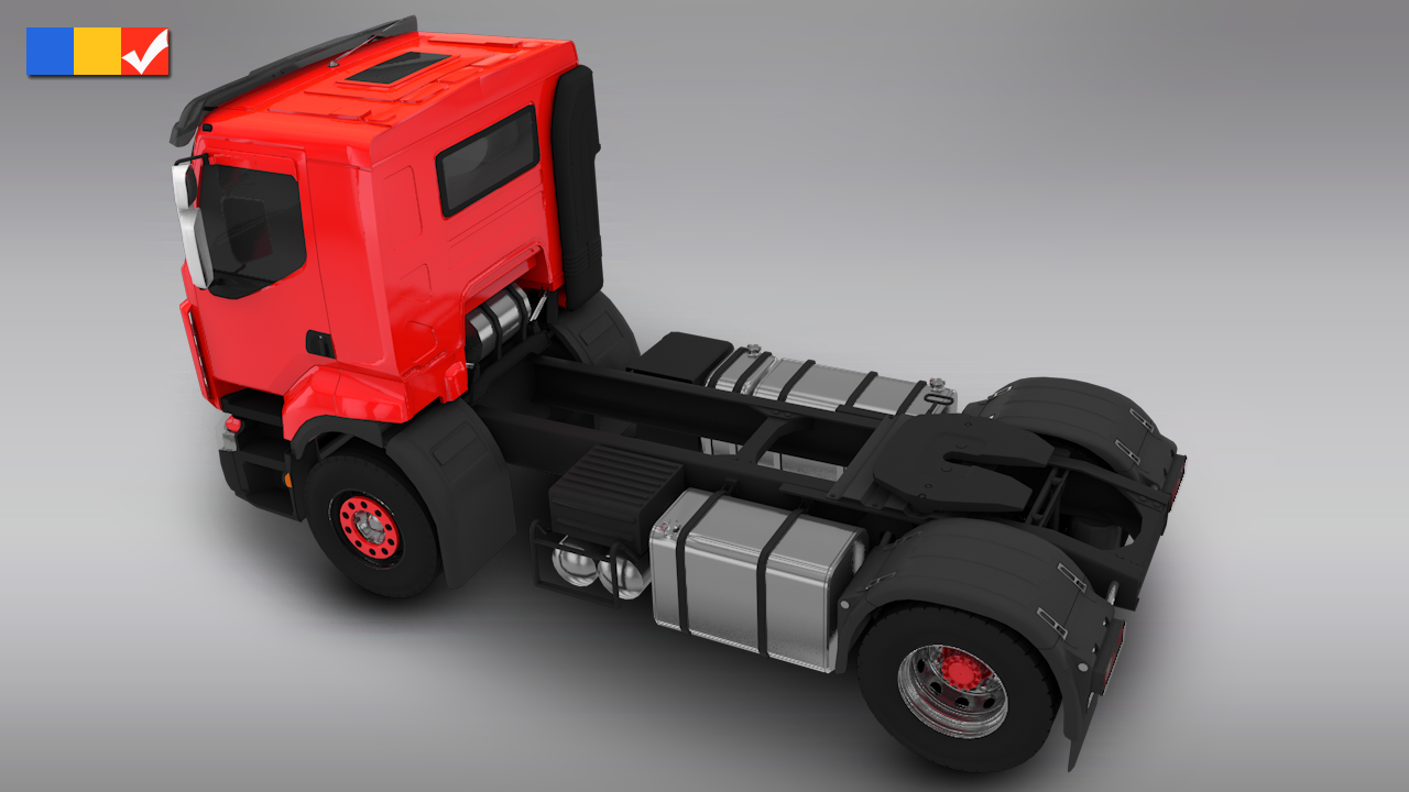 Renault Lander 4x2 Red | Layth Jawad