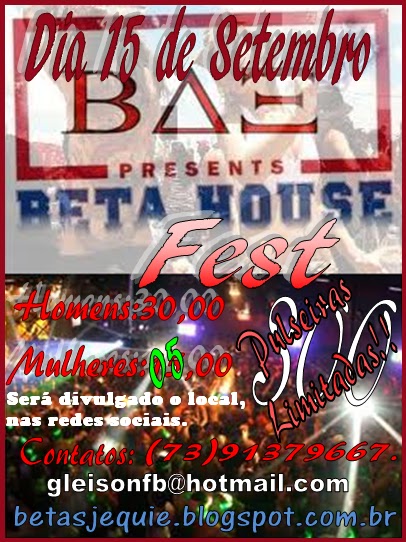 FRATERNIDADE BETA > Jequié BA.