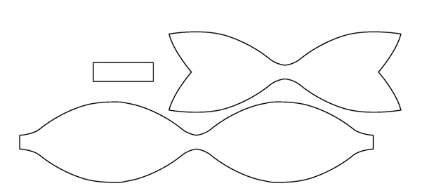 As Invenções da Mamã...: Molde laço